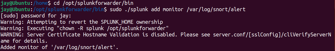 Setting Up Splunk Forwarder